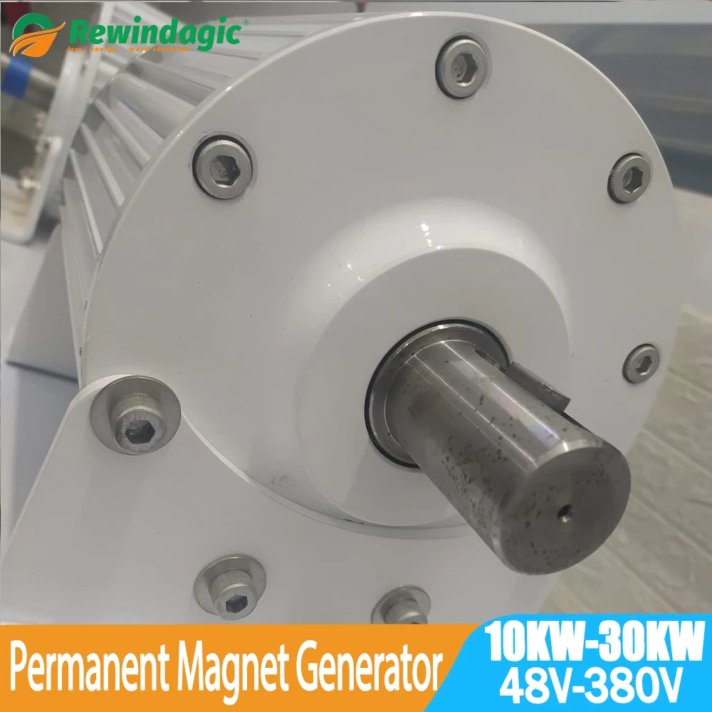 10KW 20KW 30KW Low Speed Gearless Permanent Magnet Generator 48V 96V ...