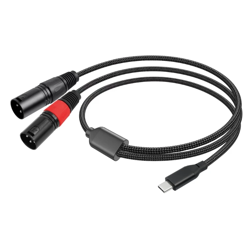 USB-Type-C-to-2-3Pin-Aux-Cable-Male-to-Male-Connectors-Spliter-Cord ...