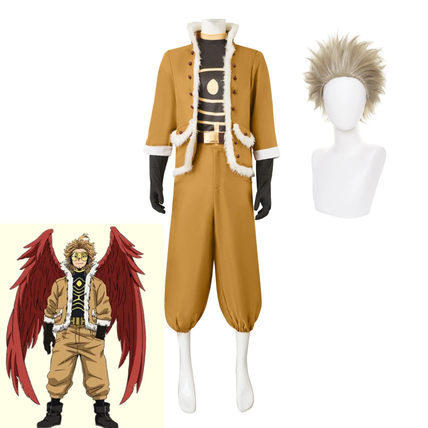 Anime My Hero Academia Takami Keigo Cosplay Costume Halloween Men Role ...