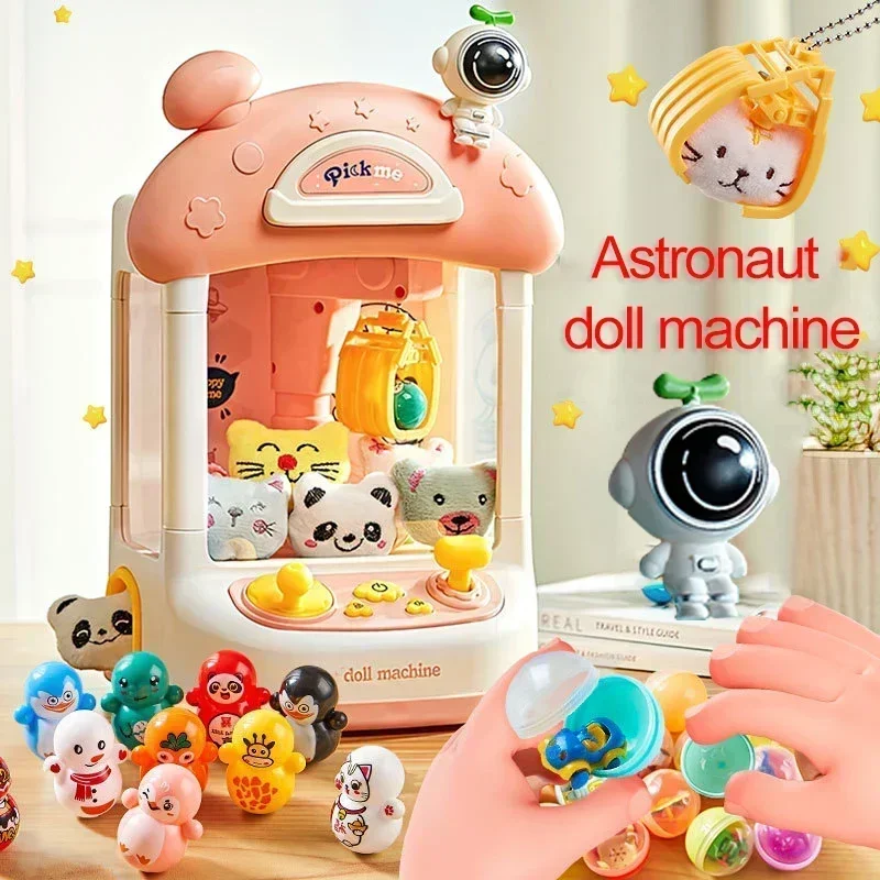 Mini-Automatic-Doll-Machine-Toy-for-Kids-Mini-Cartoon-Astronaut-Play ...