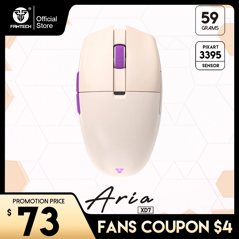 Fantech Aria Xd7 Wired And Wireless Mouse Pixart 3395 And Gm8.0 Ttc ...