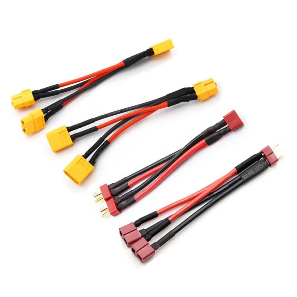 100mm T Plug/xt60/xt30 Parallel Battery Connector Cable Male/female ...