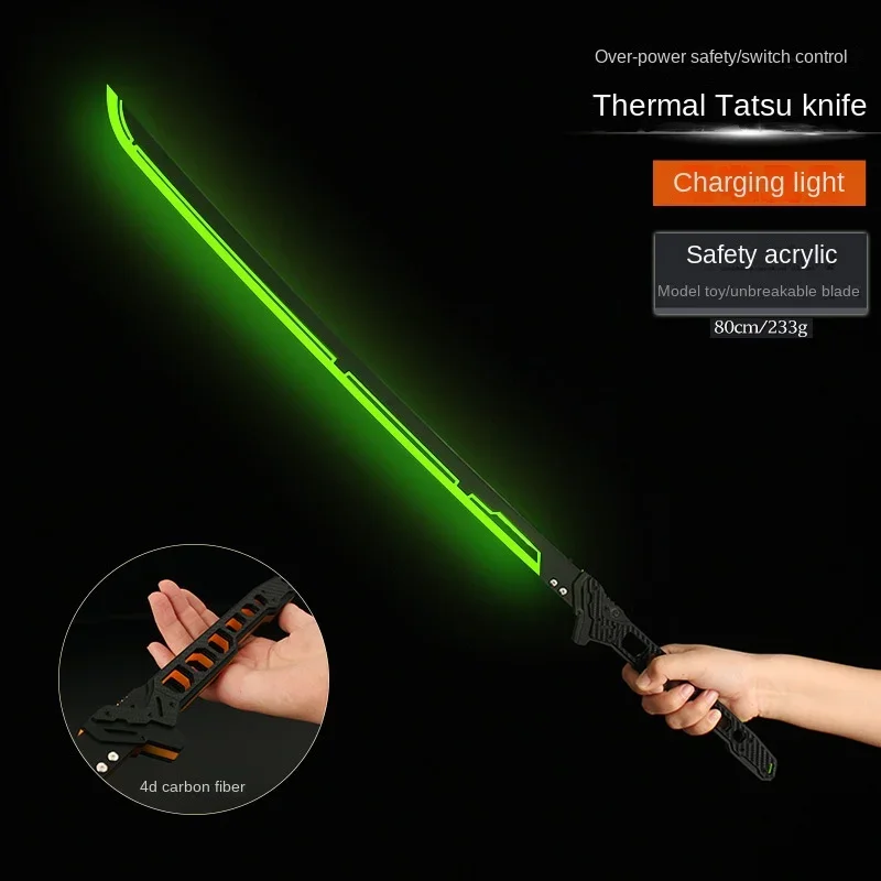 Cyberpunk-80cm-Lightsaber-Thermal-Energy-Toy-Katana-Cosplay-Decoration-Acrylic-Luminous-Toys ...