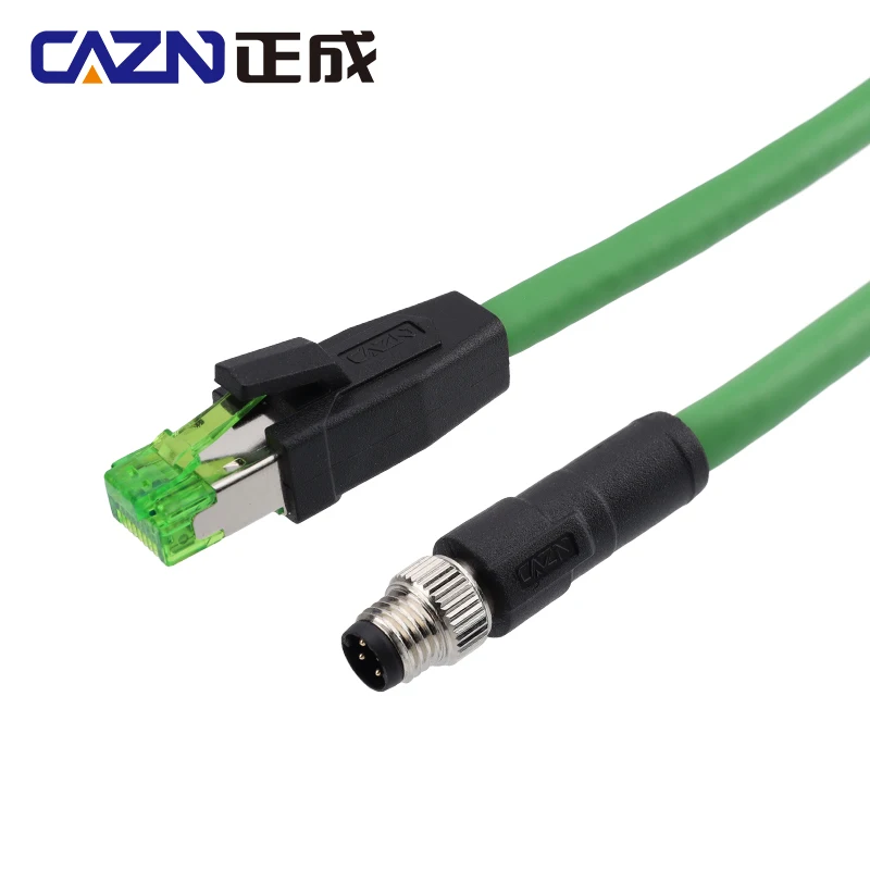 Ethernet-M8-to-RJ45-Connector-4pin-D-code-Female-Male-to-RJ45 ...