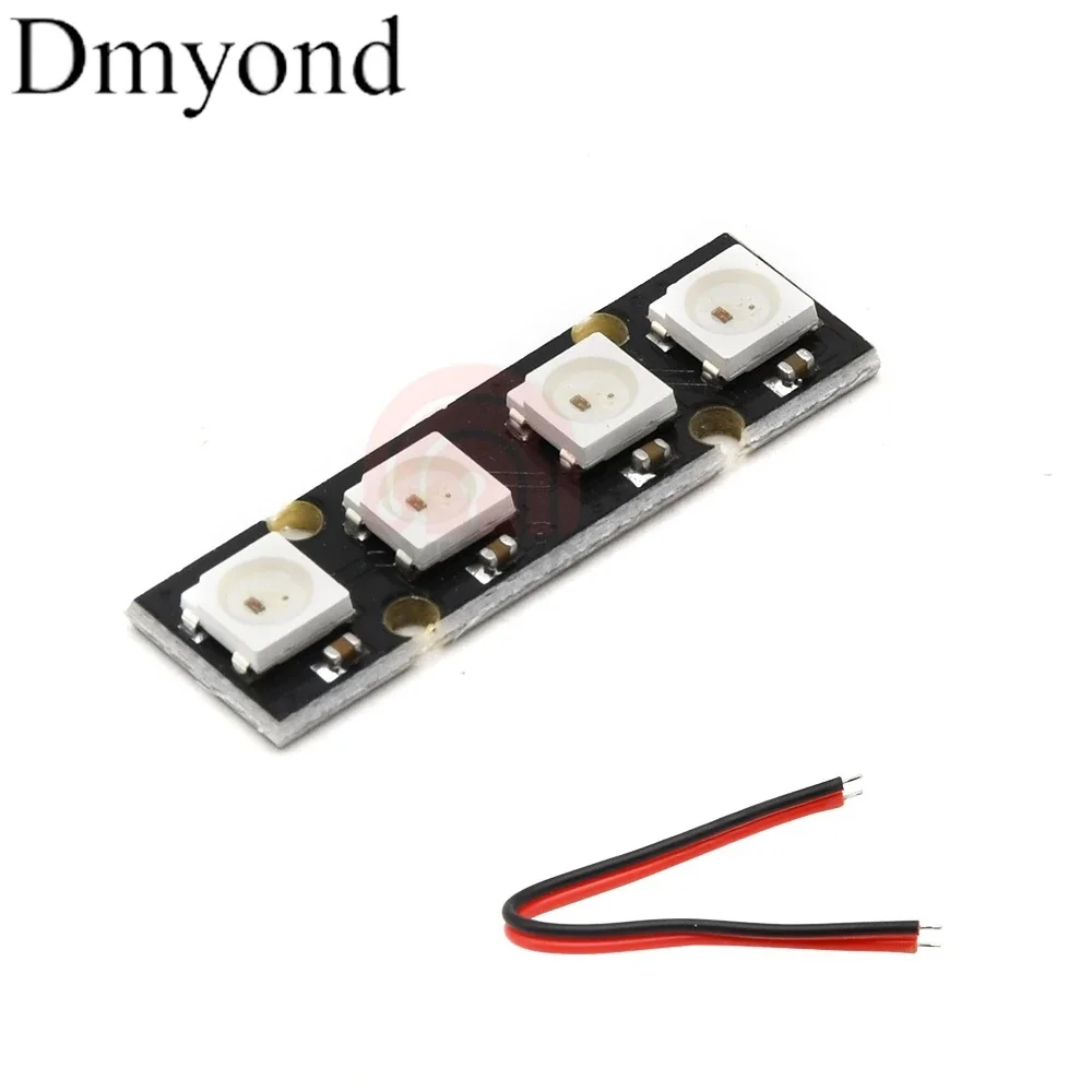 4-Bit-WS2812B-RGB-LED-Leuchten-integriertes-farbbetriebenes ...