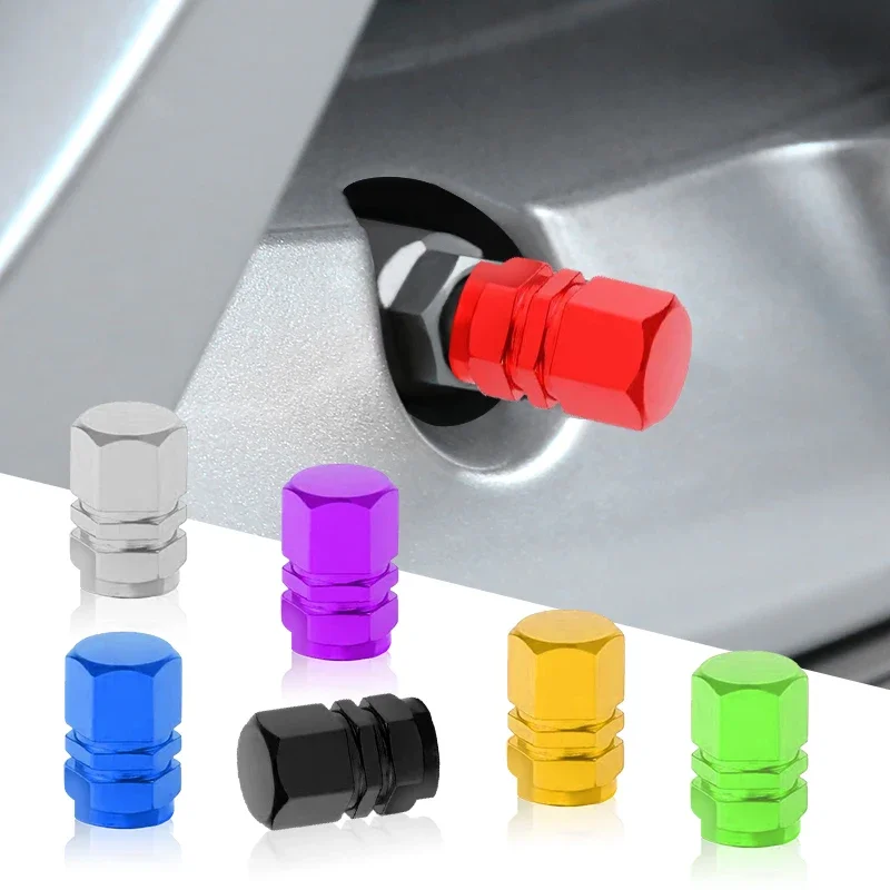 4pcs-Car-Badges-Wheel-Tire-Valve-Caps-Tyre-Stem-Covers-Auto-Accessories ...