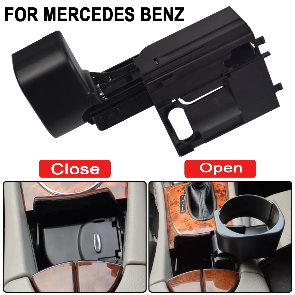 Car-Black-Centre-Console-Cup-Holder-For-Mercedes-Benz-E-Class-C219-W211 ...