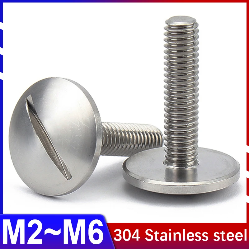 304-Stainless-Steel-One-word-Slot-Extra-Large-Flat-Head-Slotted-Screw ...