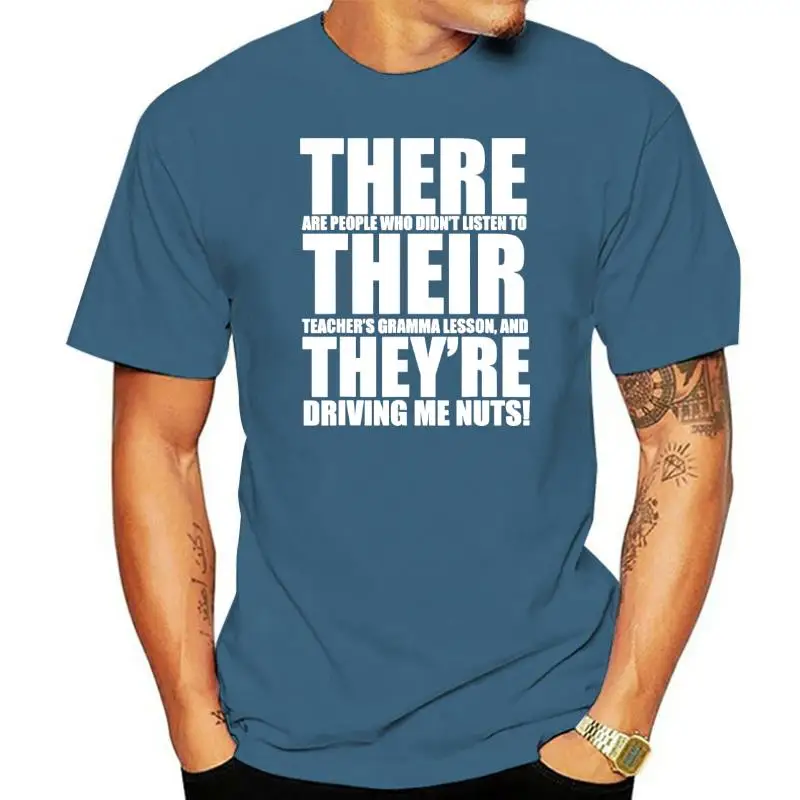 There Their Theyre English Grammar Funny Humor Teacher T Shirt Design