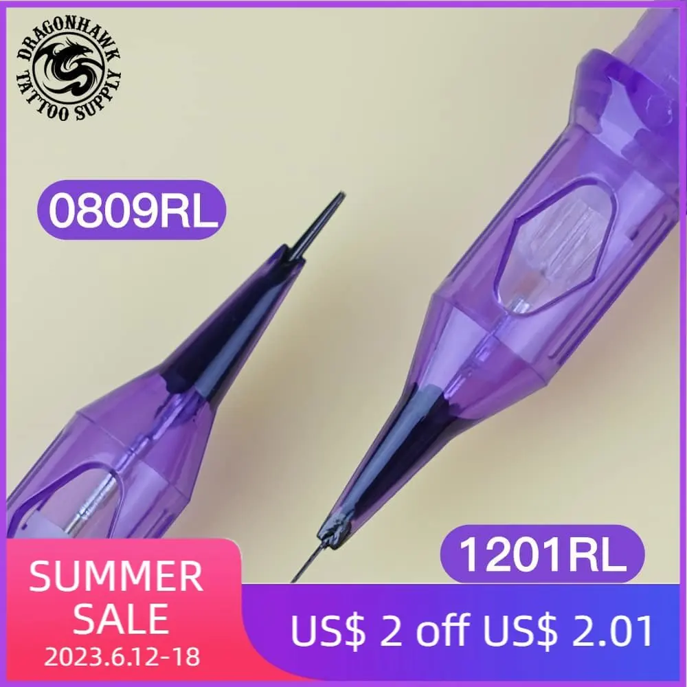 Pro 1rl Disposable Sterile Tattoo Cartridge Needles Supply Permanent ...