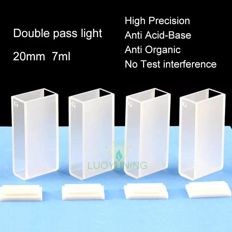 4pcs-20mm-7ml-High-Precision-Glass-Cuvette-Colorimetric-Dish-For ...