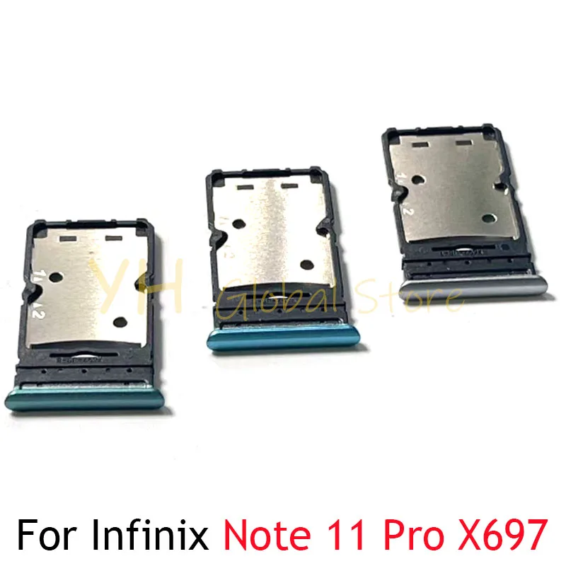 For-Infinix-Note-11-Pro-X697-Sim-Card-Slot-Tray-Holder-Sim-Card-Repair ...