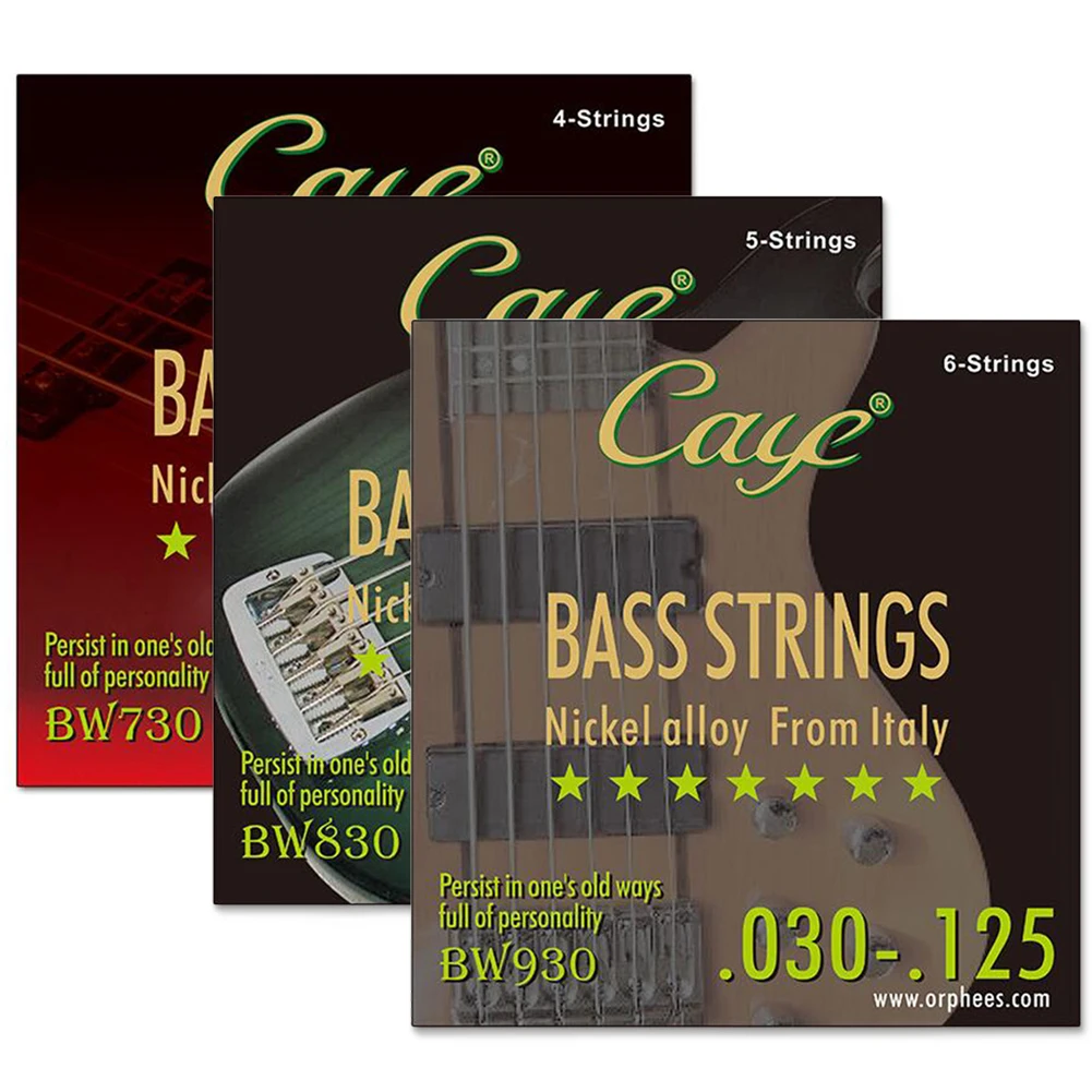 CAYE-BW-Series-4-5-6-Pcs-Bass-Strings-Hexagonal-Steel-Core-Inner-Wire ...