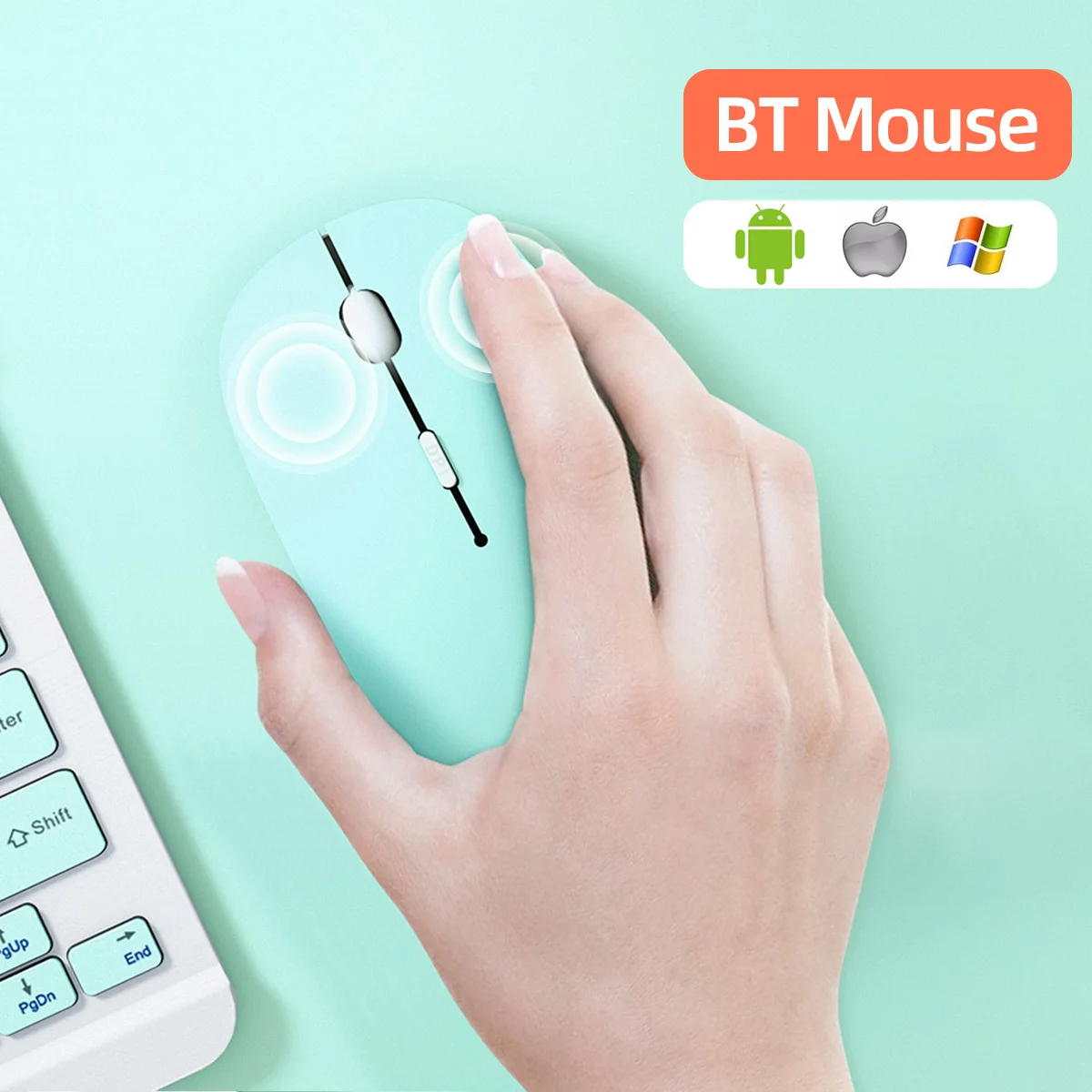 Wireless-Buetooth-Mouse-for-Macbook-Ipad-Samsung-Laptop-Tablet-Mouse ...