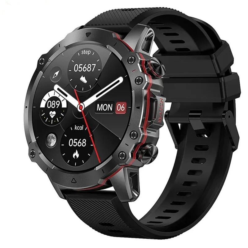 Smart Watch AK56 Men's Bluetooth Call Music Fitness Tracker Heart ...