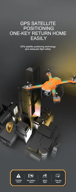 HK89 UAV professional 4K HD dual camera GPS 5G WIF wide-angle FPV ...