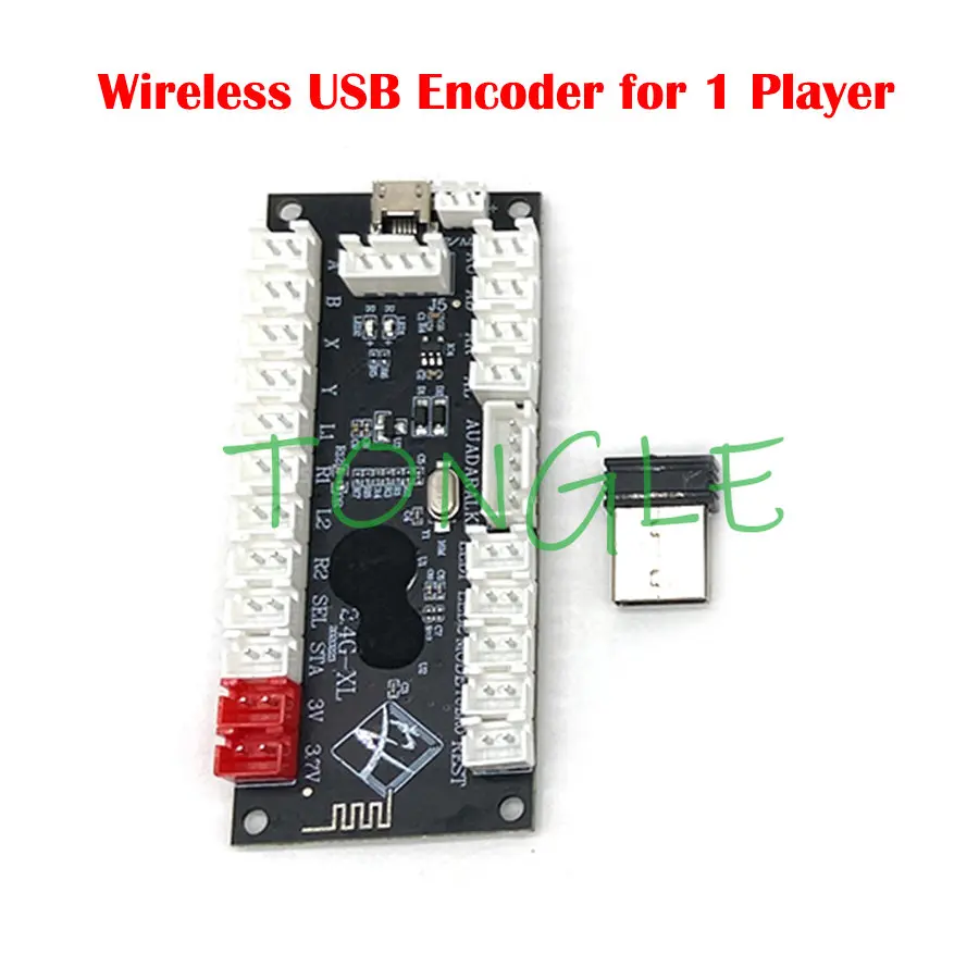 Zero-Delay-2-4G-Wireless-USB-Encoder-Arcade-Game-Controller-for-SANWA ...