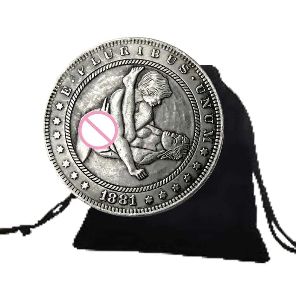 Romantic-Hugging-Love-Fun-Coins-Hobo-Nickel-Coin-Good-Lucky-Coin-Couple ...