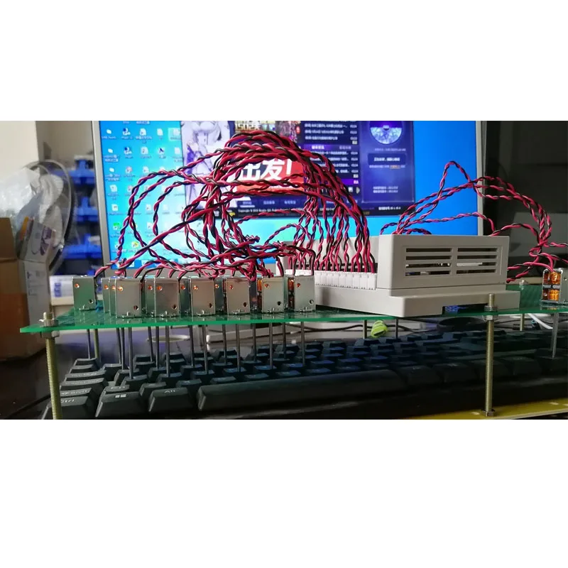 24-Physical-Clicks-Automatic-Keyboard-Pressing-Robotic-Arm-Office-Brick ...