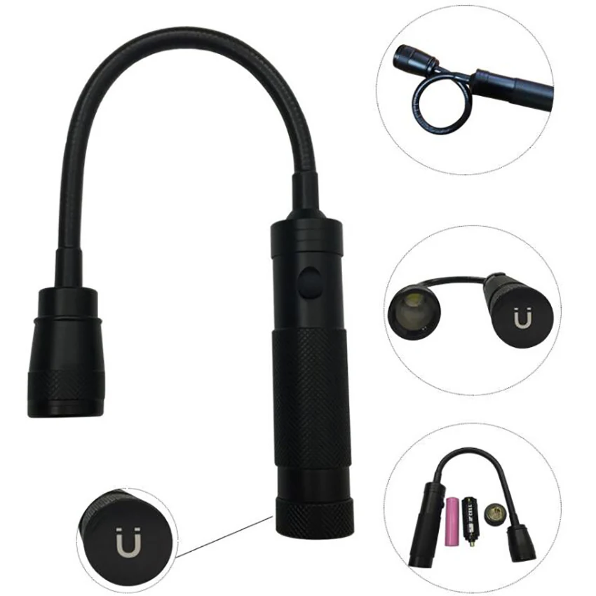 LED-Work-Light-with-Flexible-Gooseneck-and-Magnetic-Base-Zoomable-Lens ...