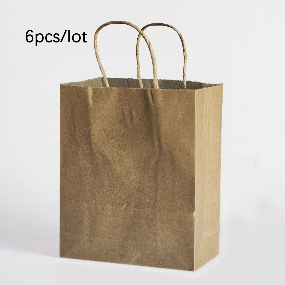 6 bolsas de regalo de papel para macarrones, bolsas para envolver ...
