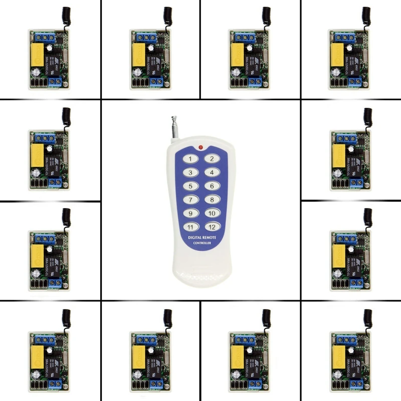 Mini-Consoles-10A-1CH-1-CH-Wireless-Remote-Control-Switch-LED-Light ...