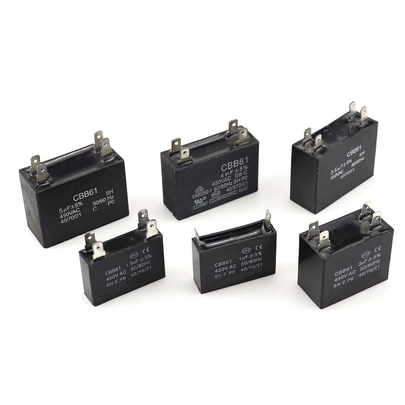 모터 구동 커패시터 모터, 1uF 1.5uF 2uF 3uF 3.5uF 4uF 5uF 6uF 8uF 10uF 12uFFan 배기 ...