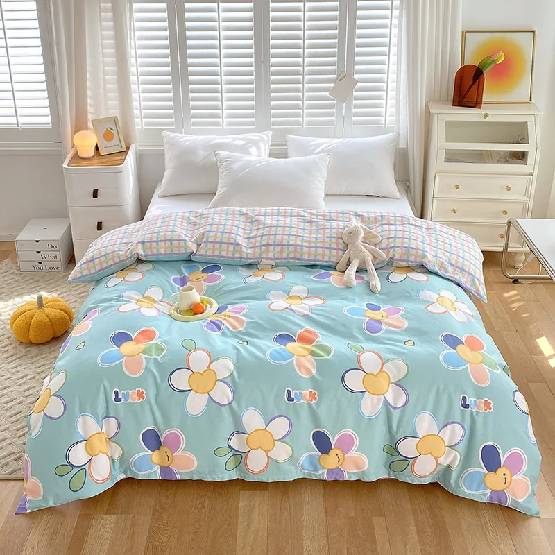 Peter-Khanun-Flower-Duvet-Cover-100-Cotton-Printed-Floral-Comforter ...