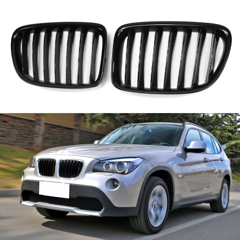 For Bmw X1 E84 Racing Grills Car Front Bumper Kidney Grilles Gloss ...