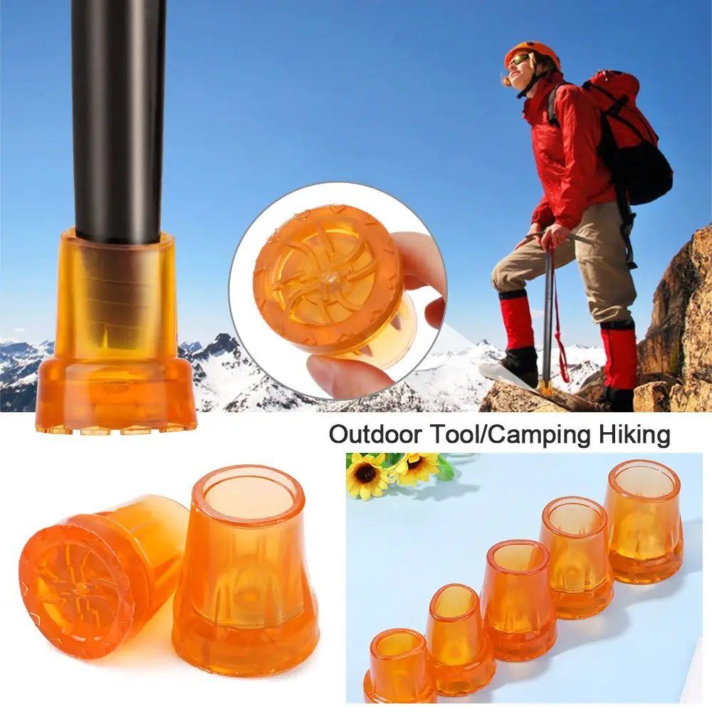 Rubber-Nordic-Alpenstock-Camping-Hiking-Outdoor-Tool-Protector-Cap-Tip ...