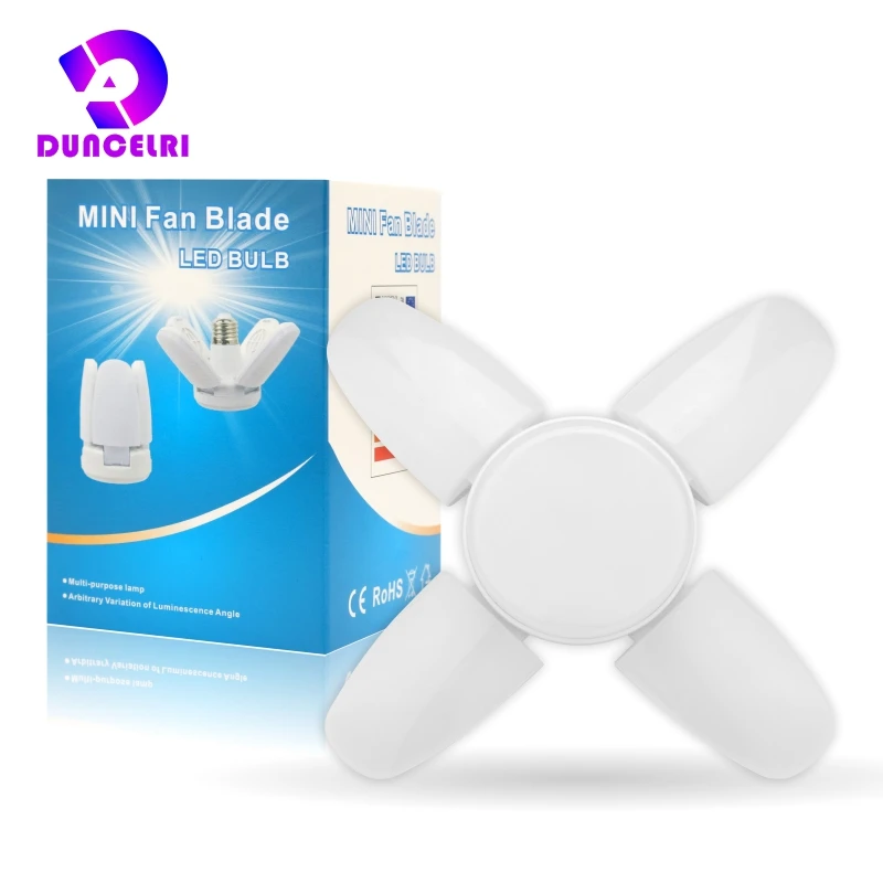 Mini-E27-LED-Folding-Fan-Bulb-28W-LED-Light-Bulb-AC220V-240V-Foldable ...