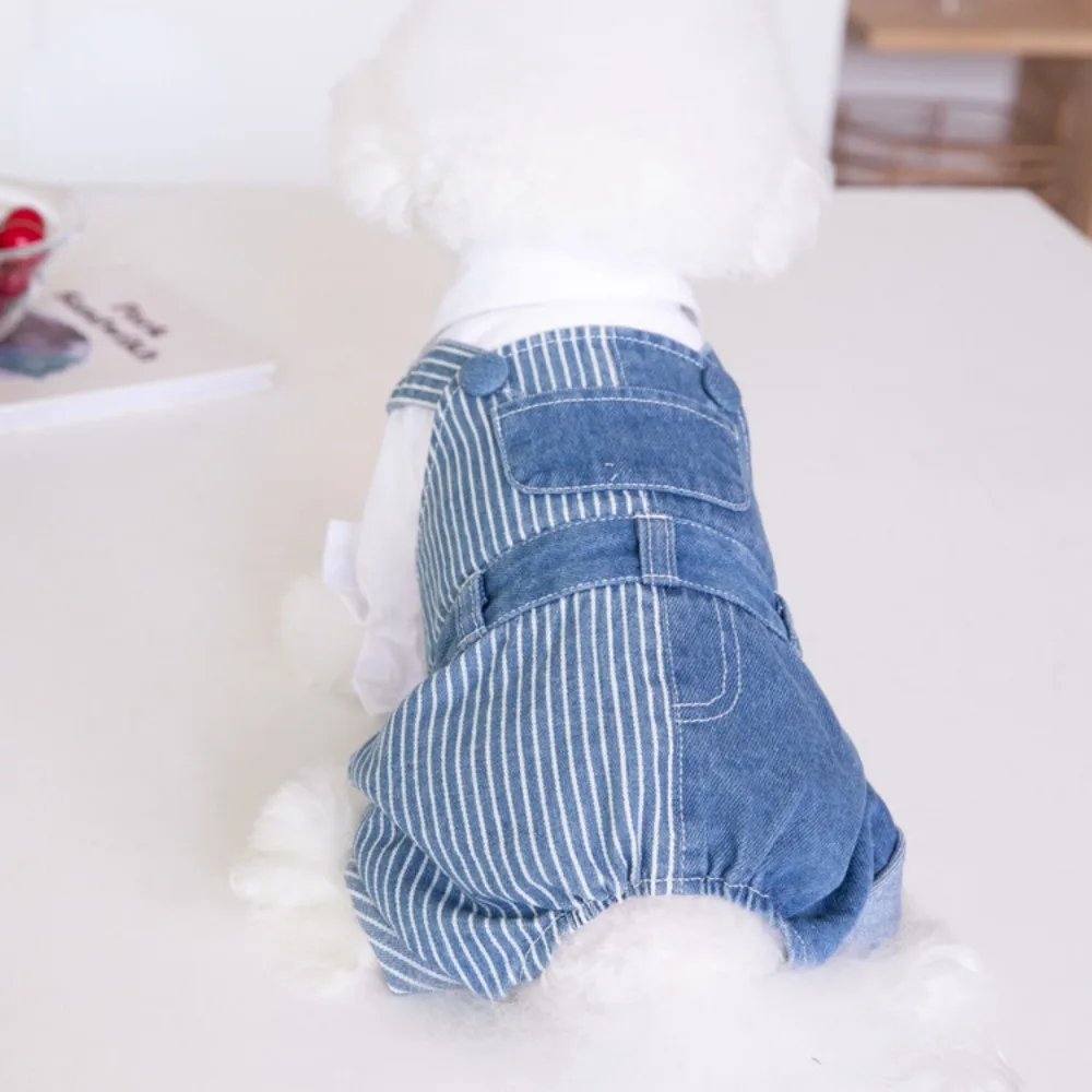 Pet-Autumn-Winter-Striped-Patchwork-Denim-Straps-Dog-Pants-Cat-Clothing ...