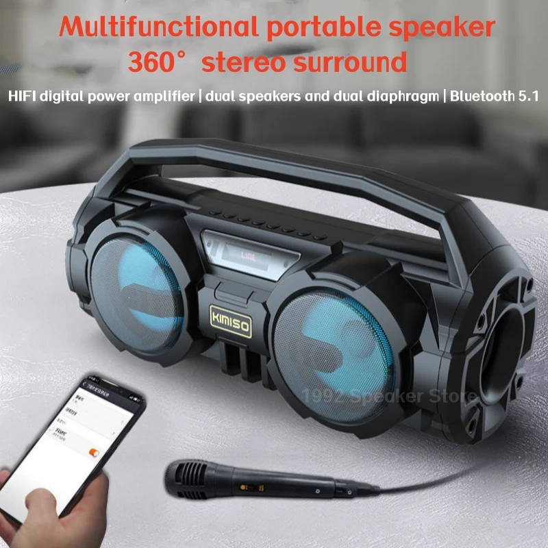 Altavoz-Bluetooth-S1-Ares-Cannon-Barrel-Subwoofer-con-micr-fono-tarjeta ...