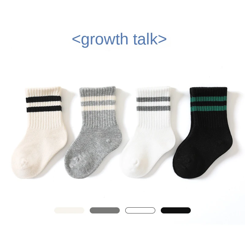 New Children's Sports Baby Girl Socks Newborn Mother Kids Sofe Socks ...