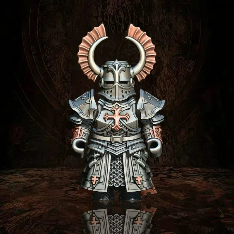 2025 New Crusader Ornament Desktop Decoration Copper Pendant Handle ...