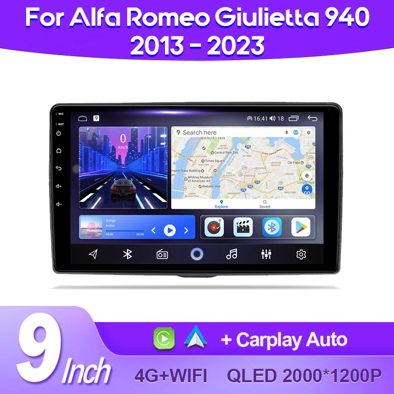 QSZN-2K-QLED-Android-13-Car-Radio-For-Alfa-Romeo-Giulietta-940-2013 ...