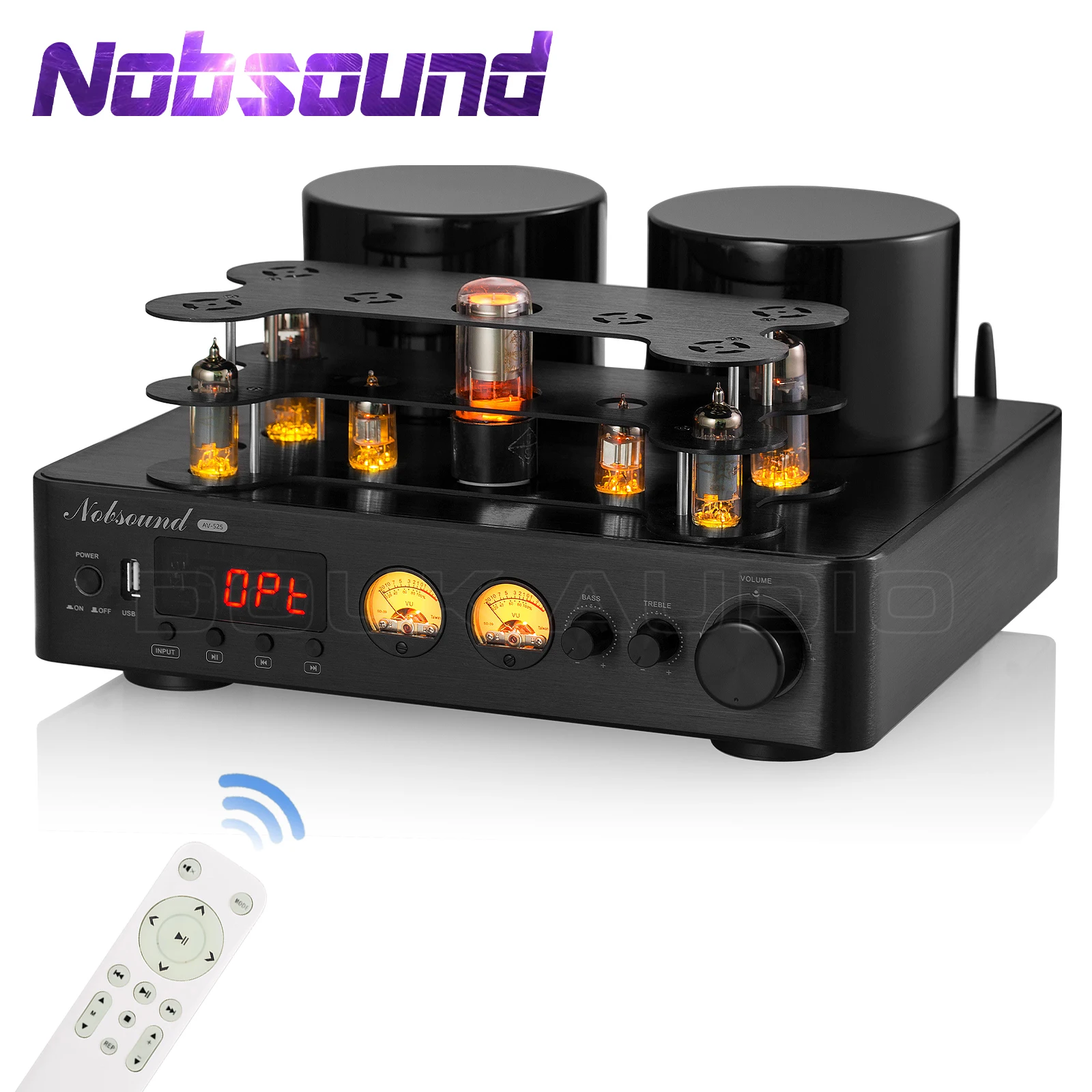 Nobsound Amplificador de tubo de válvula estéreo HiFi Hybird, receptor ...