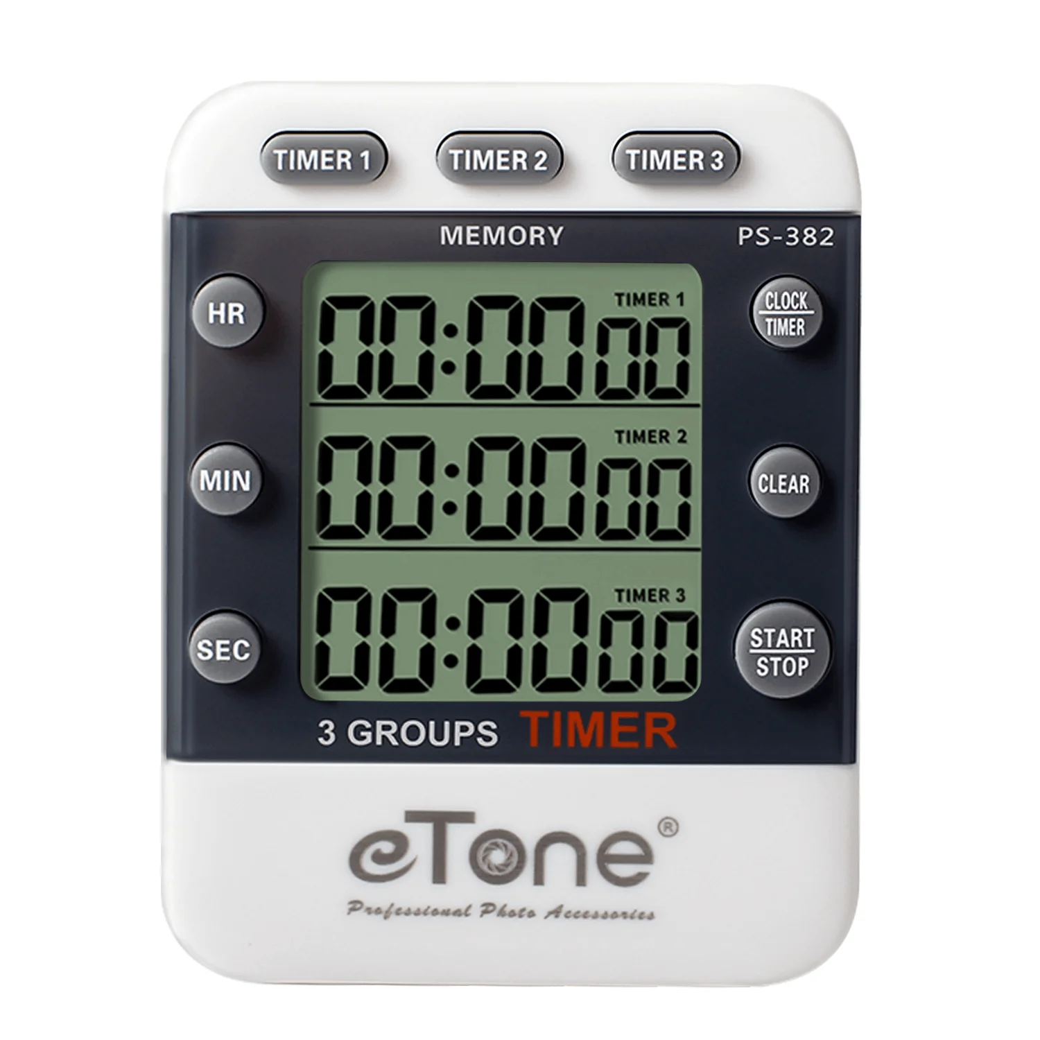 eTone-3-Channel-Triple-Darkroom-Timer-Counter-Film-Developing-Countdown ...