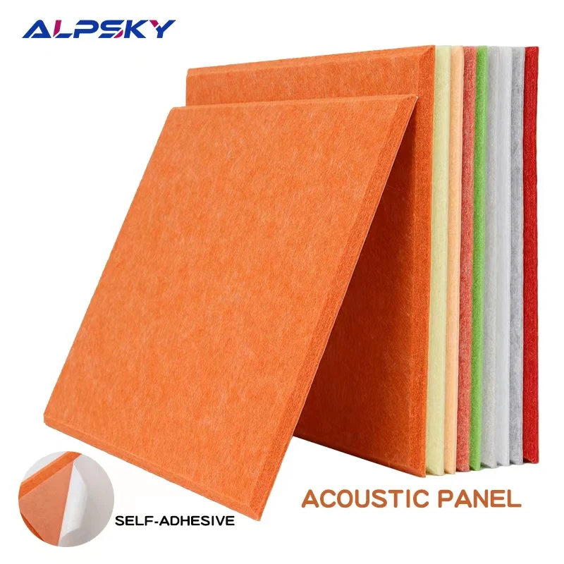 12Pcs Square Self-adhesive Soundproofing Wall Panels Sound Proof ...