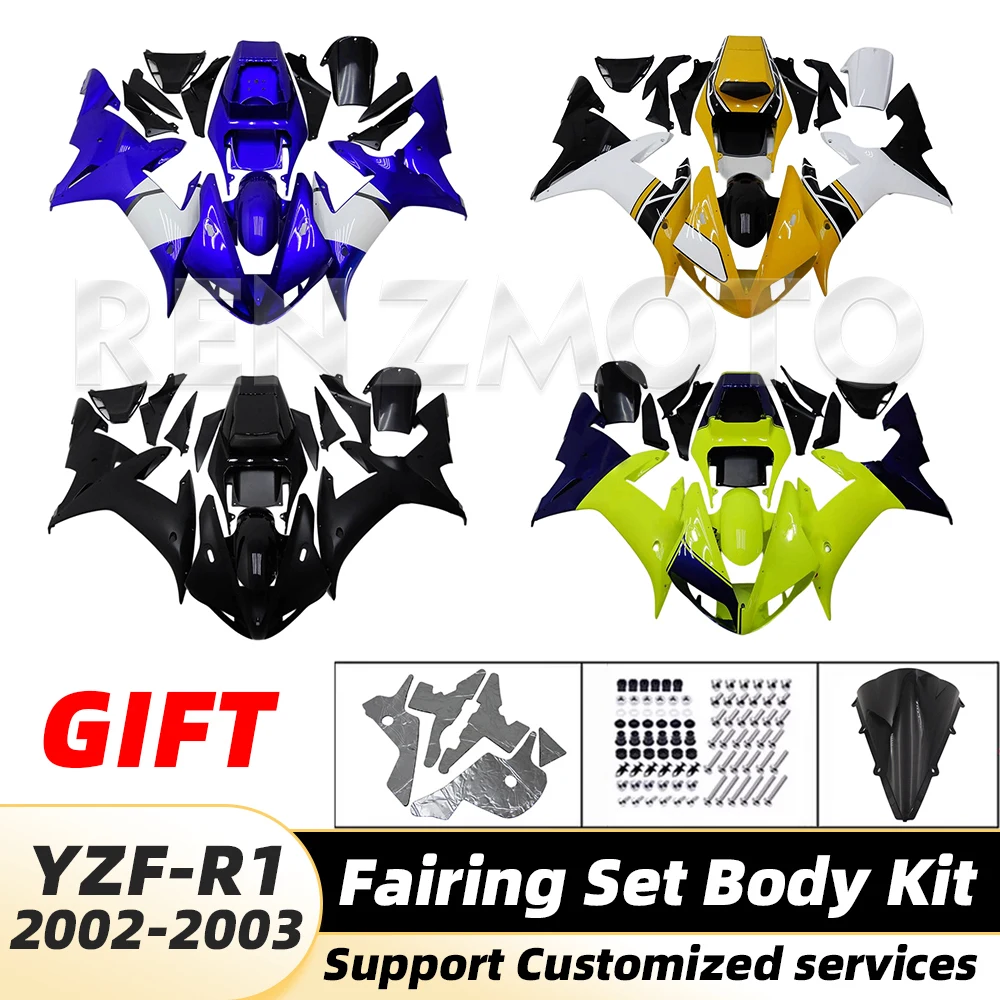 YZF-R1 2002 2003 For YAMAHA YZF R1 2002-2003 Fairing Moto YZFR1 Set ...
