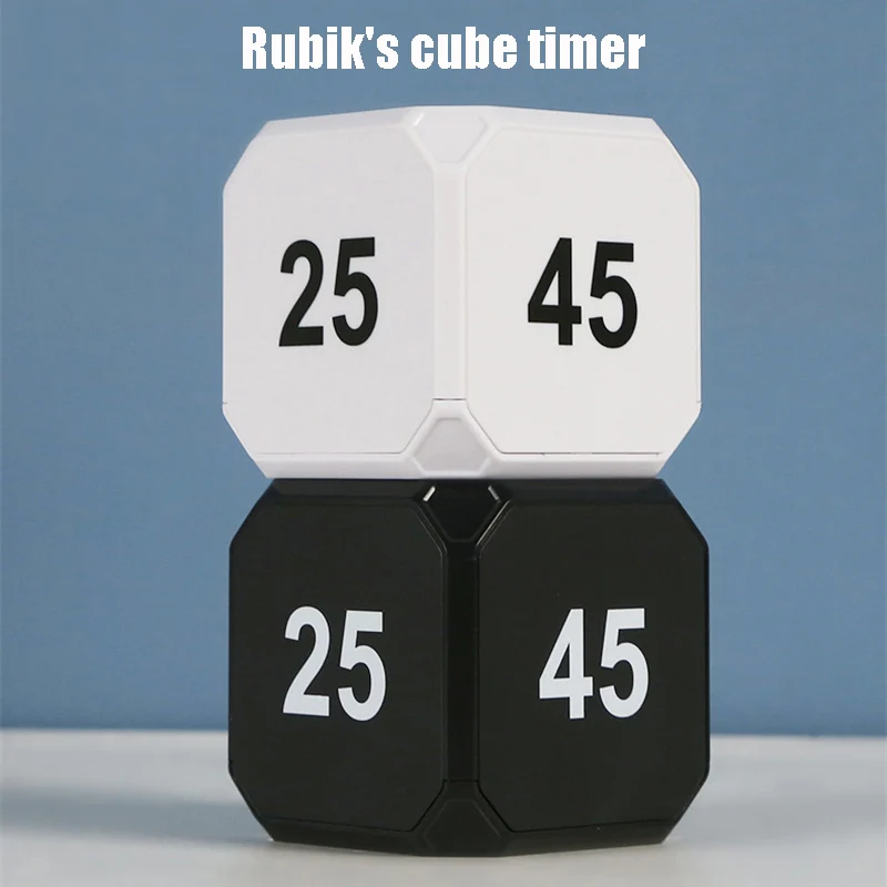 Flip-Timer-White-Rubik-s-Cube-Chronometer-Square-Cooking-Timer ...