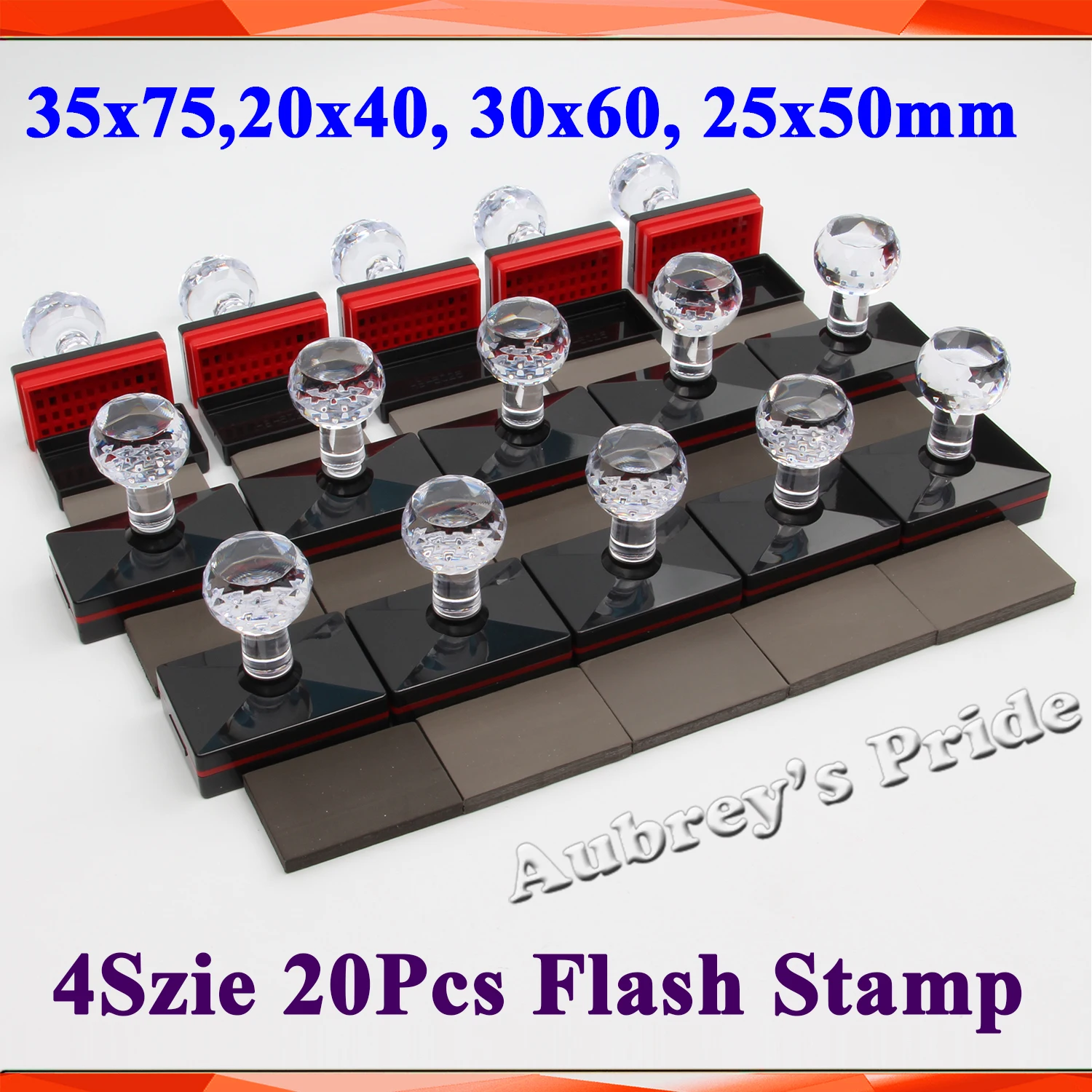 20pcs-Rectangle-HB-35x75mm-20x40mm-30x60mm-25x50mm-7MM-Rubber-Pad-Flash ...