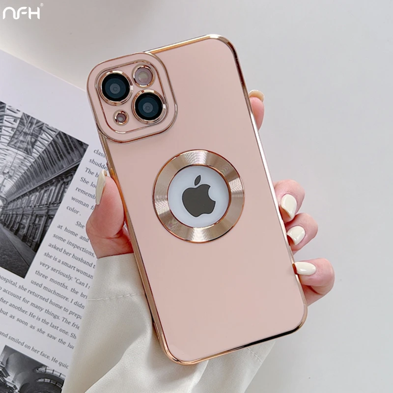 Luxury Plating Frame Phone Case For iPhone 14 Pro 12 11 Pro X XS XR Xs ...
