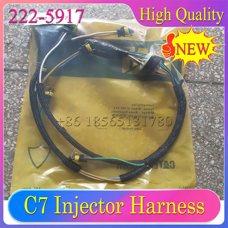 Free Shipping C7 Fuel Injector Wire Harness 222-5917 for Caterpillar ...
