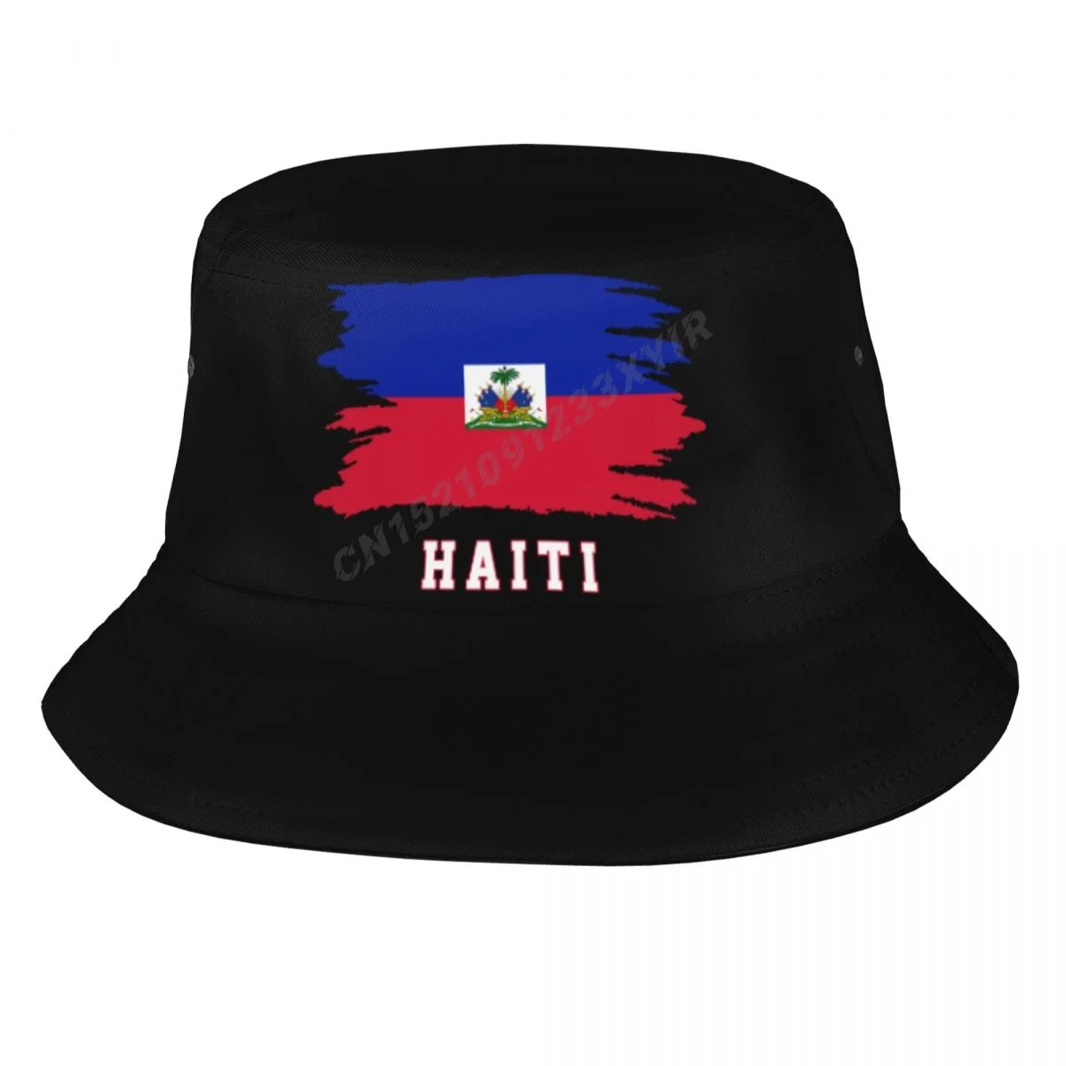 Bucket Hats Haiti Flag Haitian Cool Fans Sun Shade Cool Outdoor Summer ...