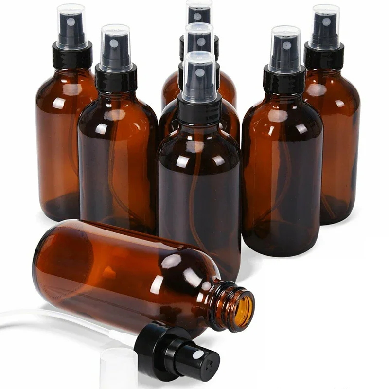 5/10/15/20/30/50/100ML Brown Glass Spray Bottle Portable Perfume ...