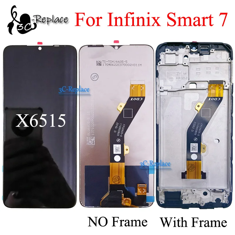 Original-Black-6-56-Inch-For-Infinix-Smart-7-Smart7-X6515-LCD-Display ...