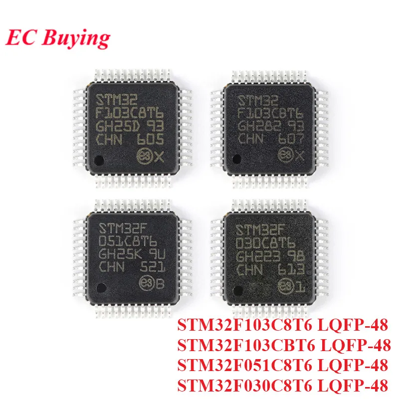 STM32F103C8T6 STM32F103CBT6 STM32F051C8T6 STM32F030C8T6 LQFP-48 STM32 F103C8T6 F103CBT6 F051C8T6 ...
