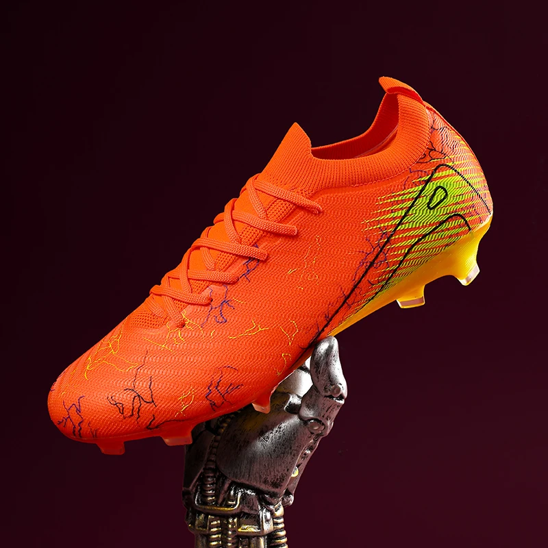 New Men's Football Boots Training FG Top Quality Cleats Non-Slip Soccer ...