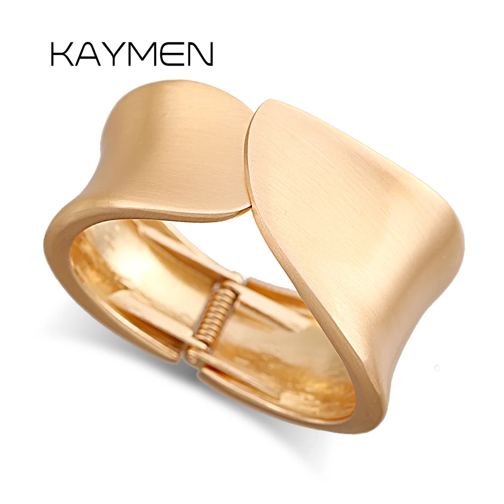 KAYMEN-Newest-Zinc-alloy-With-Gold-Plated-Cuff-Bracelet-for-Women ...